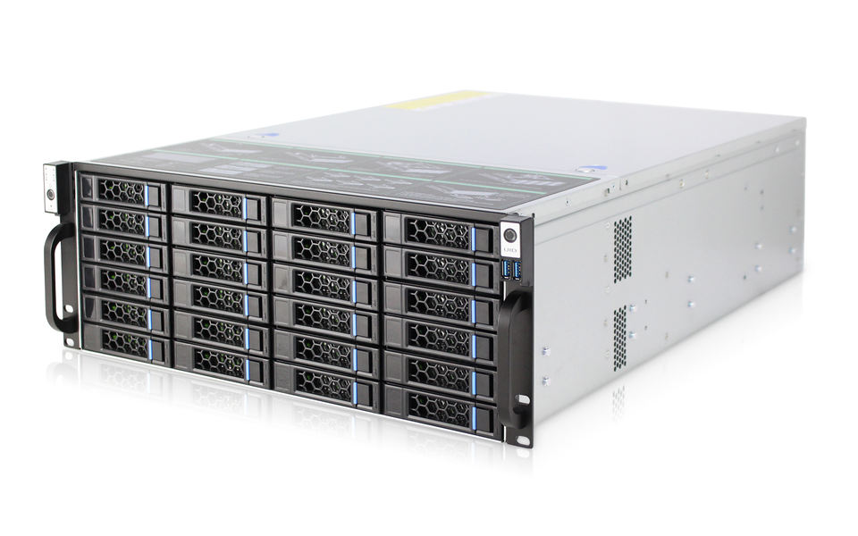Quick Ship 4U 24 Bay Hot Swap Storage Server Chassis Standard 7 Full ...