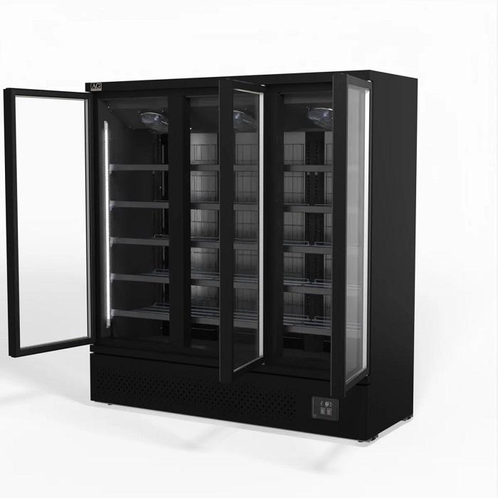Heavy Duty Vertical Display Freezer 1560 Liter Capacity With Triple ...