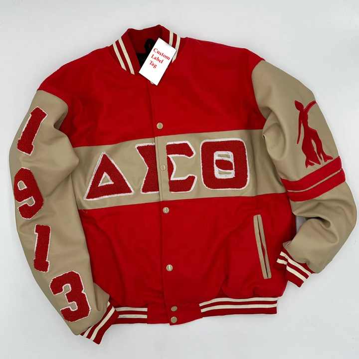 Delta Sigma Theta OLE SKOOL Letterman Varsity Jacket| Alibaba.com