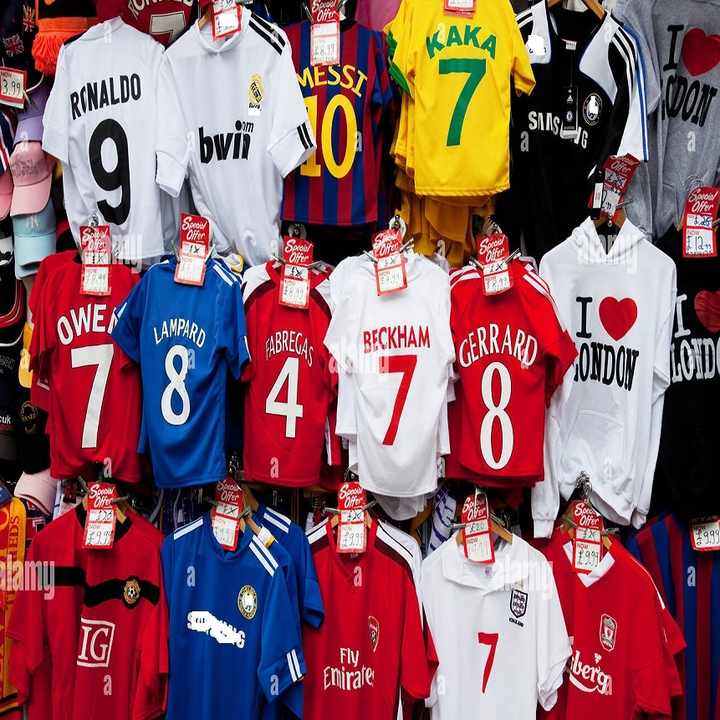 Unisex Printed Jersey for Soccer and American Football Stock Lot Surplus From Canceled Shipments ...