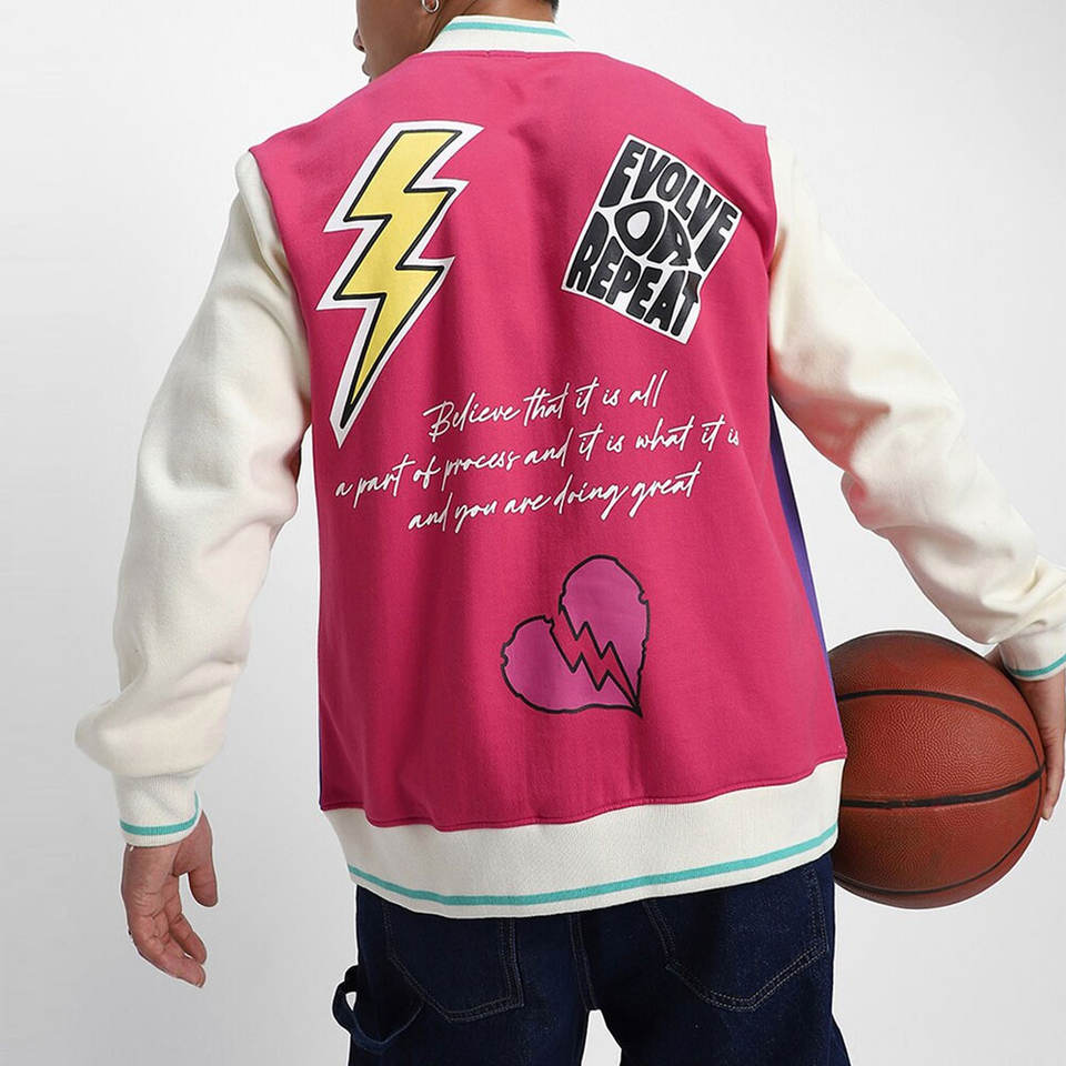 Rapid Sports Men's Vintage Canvas Varsity Jacket-Waterproof Breathable ...