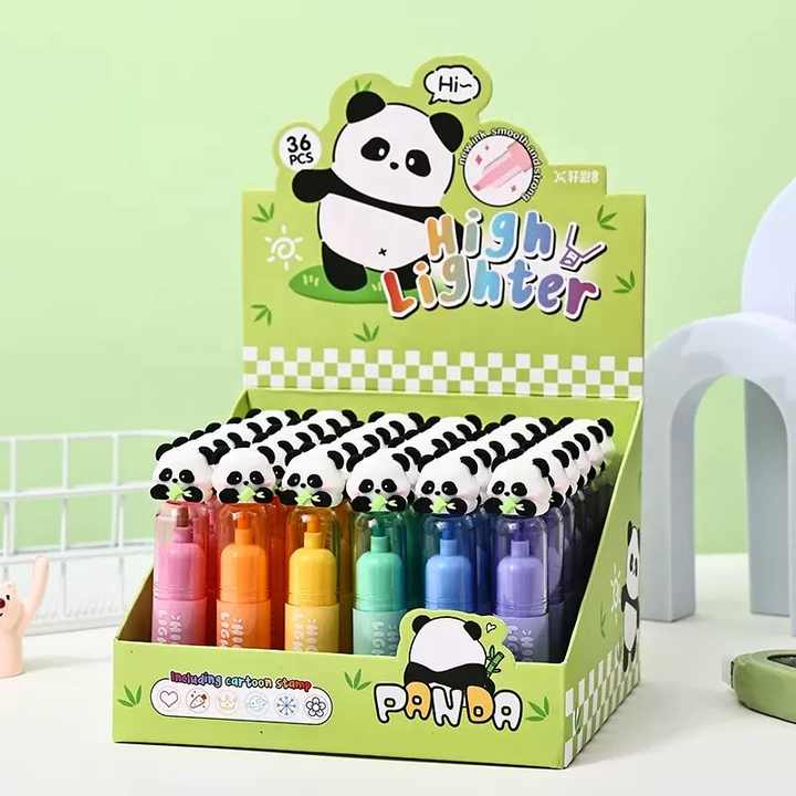 Wholesale School Stationery Highlighter Marker Pattern Cute Cartoon ...