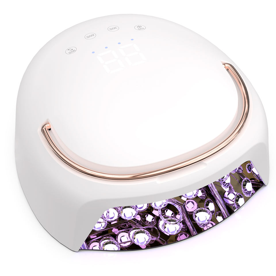 Compact Advanced UV LED Nail Lamp, P-Plus30F Nail Dryer with 4 Timers ...
