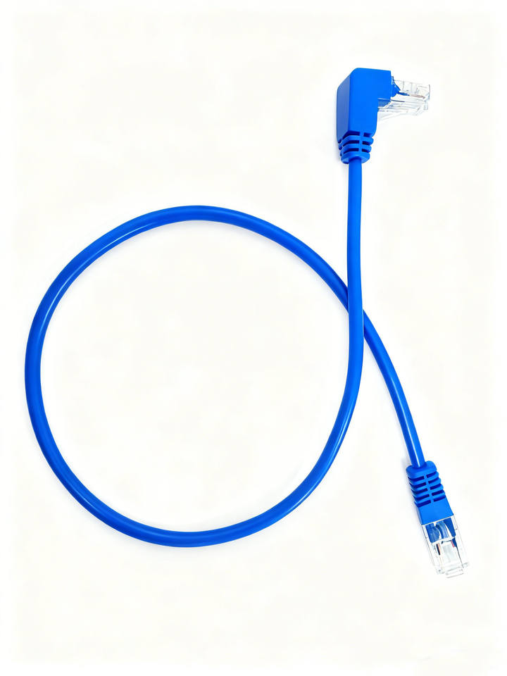 Hotion Rj45 Twisted Pair Right Angle Elbow 90 Degree Patch Cord Lan ...