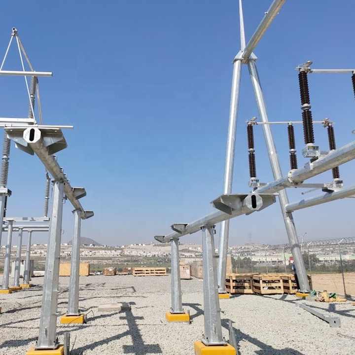 Transmission Steel Tube Structure for Lower Substation Emergency ...