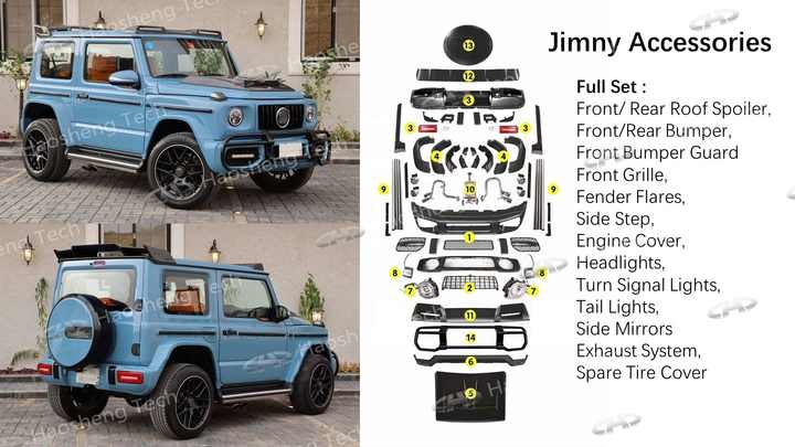 Suzuki Jimny Body Kits - Upgrade to G63 Style Accessories