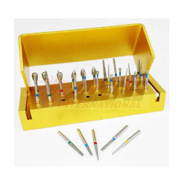 Dental Cartridge Repair Kit Dental Diamond Burs Drill Disinfection Bur ...