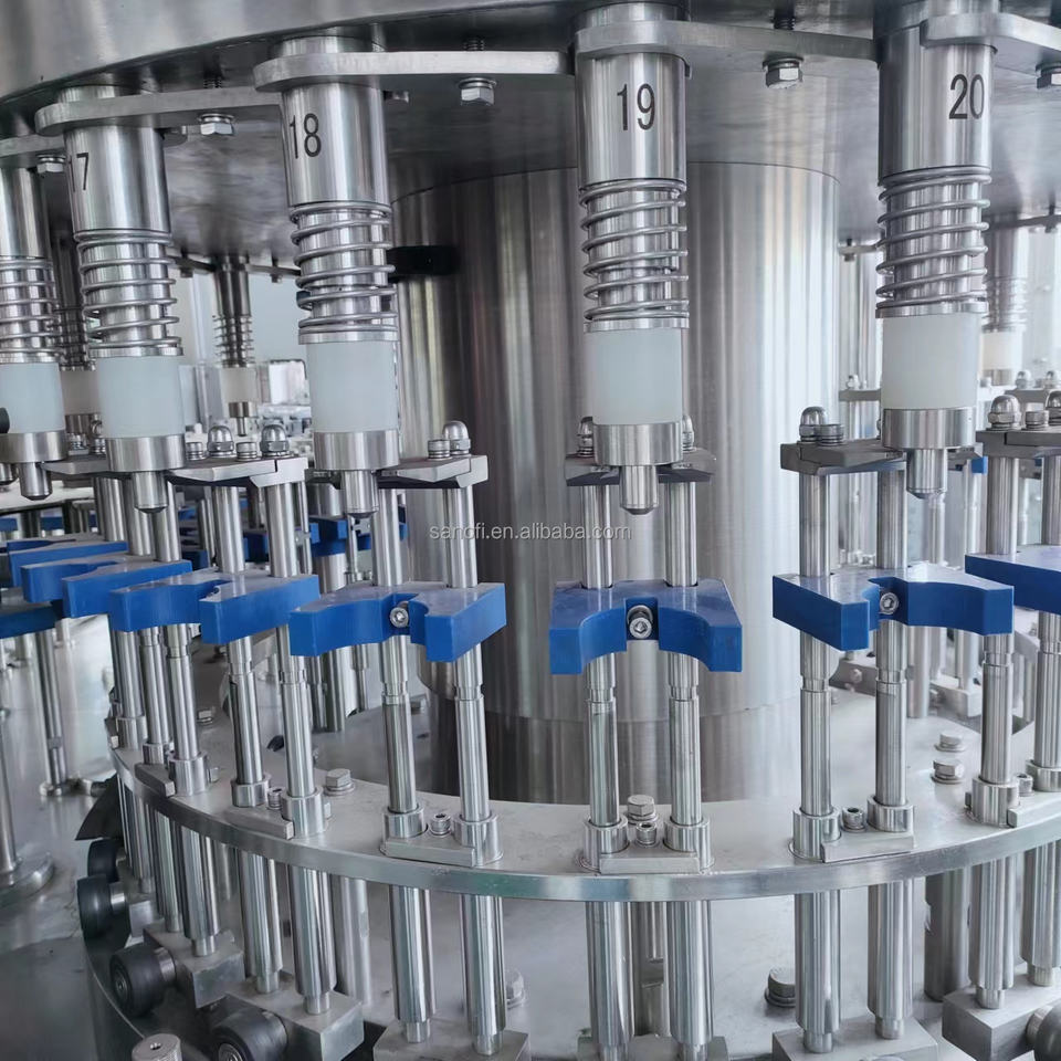 Rotary Gravity Bottle Filling Valve - 3in1 Rinsing Machine