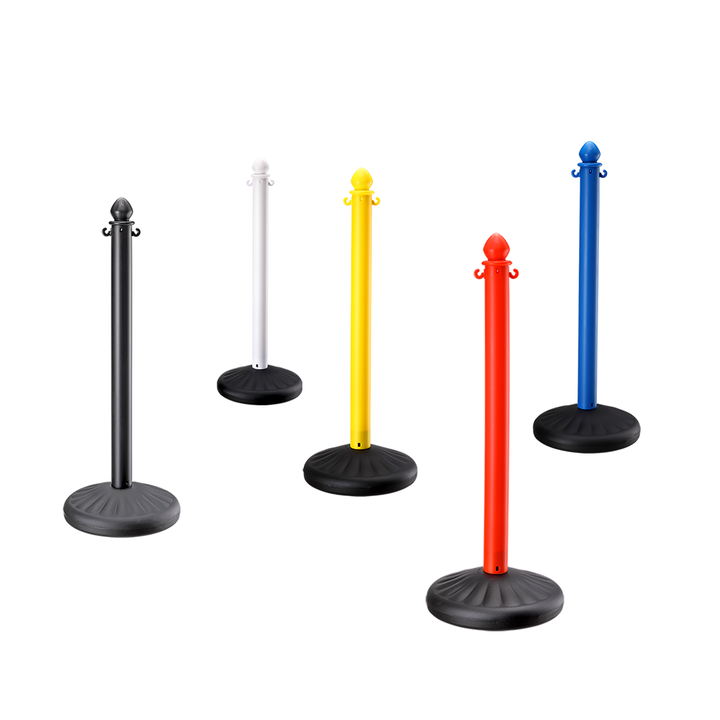Multi Purpose Water Filled Crowd Control Rope Barrier Plastic Pole ...