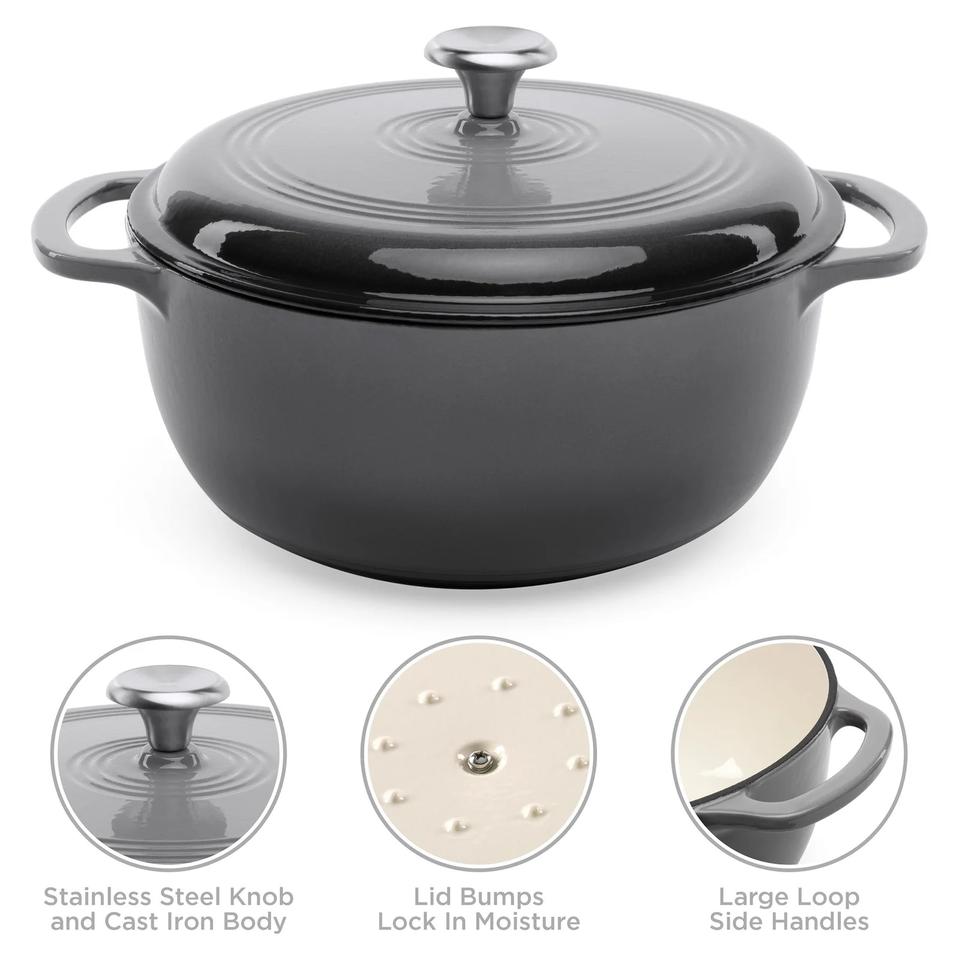 Bright Houseware Wholesale Best Cookware 28cm Grey Casserole Custom ...