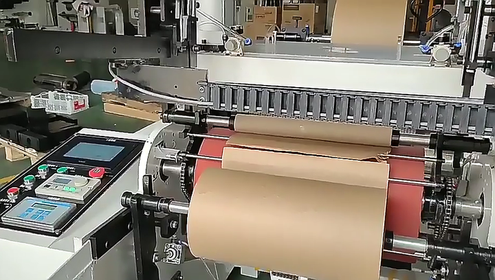 Made In China Honeycomb Wrapping Paper Roll Production Line Automatic Paper Roll Making Machine ...