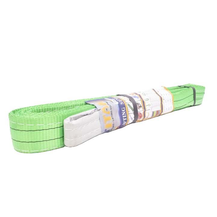 Long-Lasting Polyester Webbing Slings with Green 2 Tons and Durable ...