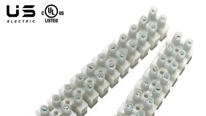 UL Certified 24 Contact Dual Row Screw Terminals Electrical Barrier 12 ...