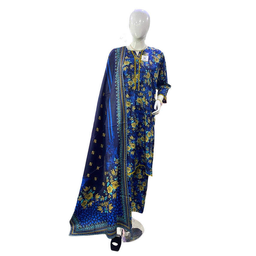Party Ready Pakistani Lawn Suit for Women Elegant Printed 3 Piece ...
