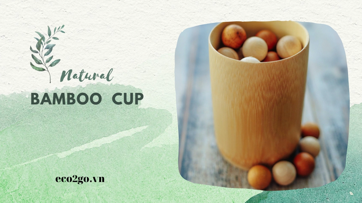 Eco2go Vietnam's Sustainable Natural Bamboo Biodegradable Coffee Cup ...