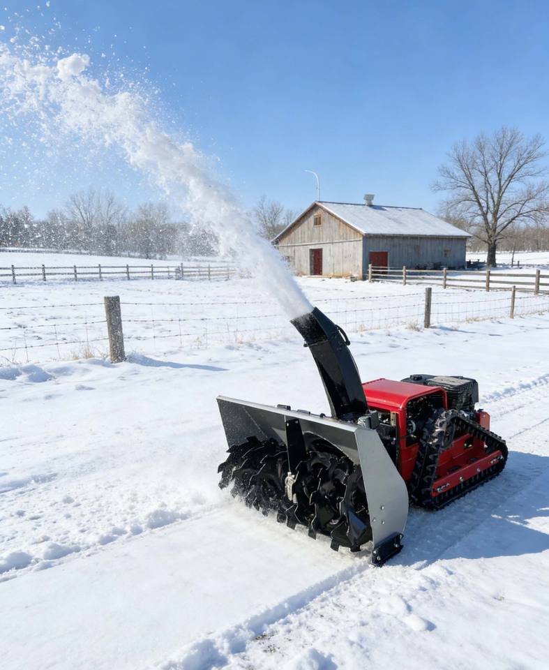 High Power Snow Removal Robot Remote Control Snow Blower Snow Plow Snow ...