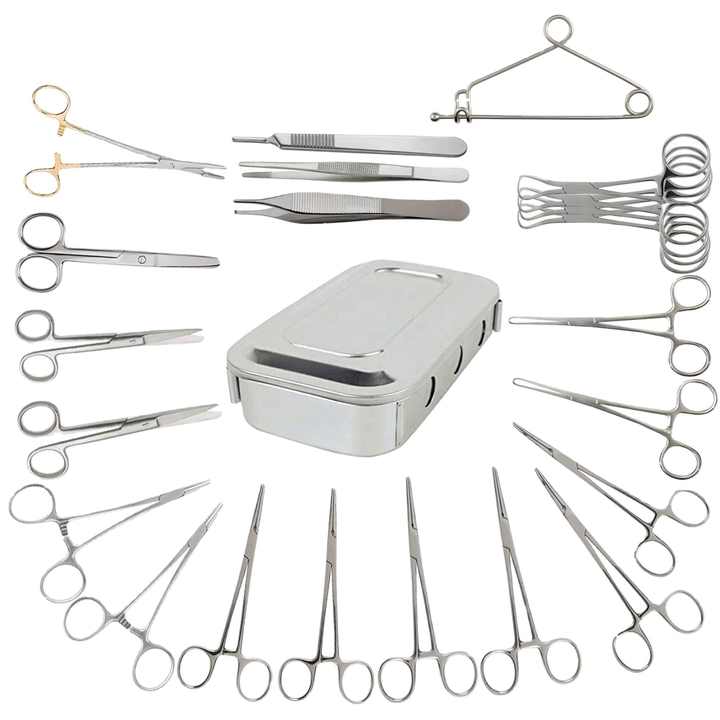 2024 Medical Veterinary Spay Pack Surgical Instruments Kit Veterinary ...