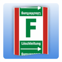 DIN 2403 Compliant Fire Extinguishing Pipe Marking Tape Firefighting ...