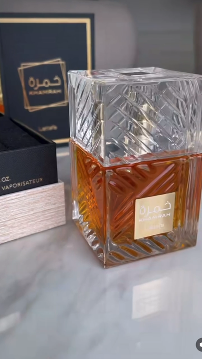 Perfume KHAMRAH 100ml by Lattafa - Woody & Earthy Eau De Parfum for Men