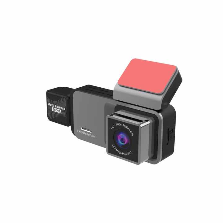 3 Camera Dash Cam Wifi - Front, Inside, Rear Video Recorder