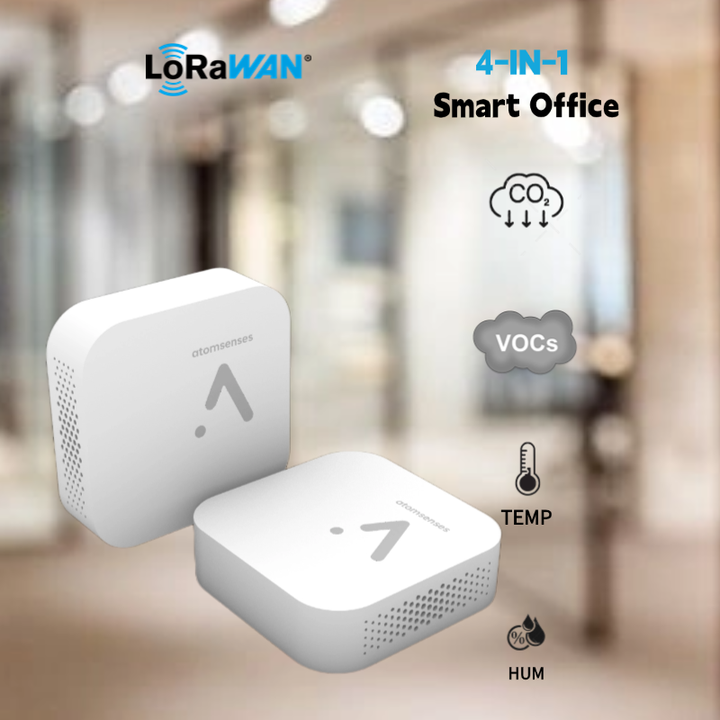 Atomsenses Lorawan IAQ Sensor - Smart Air Quality Monitoring