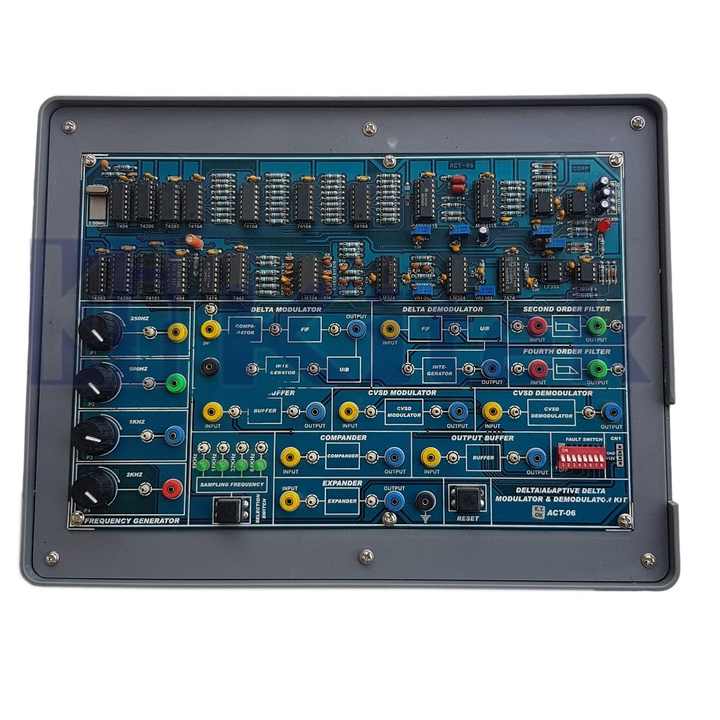 Delta Adaptive Modulation Demodulation Trainer Kit for Lab Training