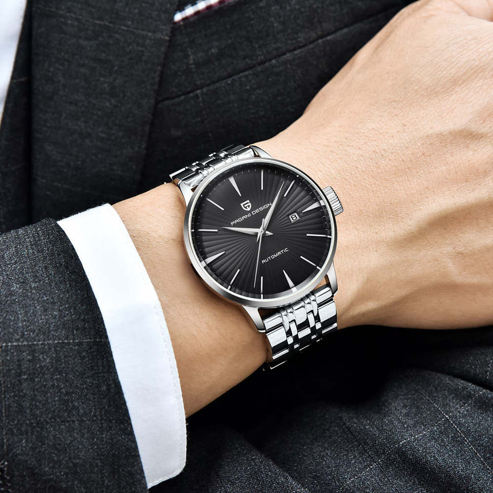 Pagani Design PD-2770 Men Automatic Mechanical Watch Stainless Steel ...