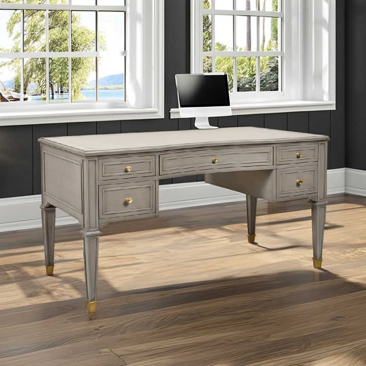 Durable Wooden Computer Desk with Drawer for Home Office Assembled ...