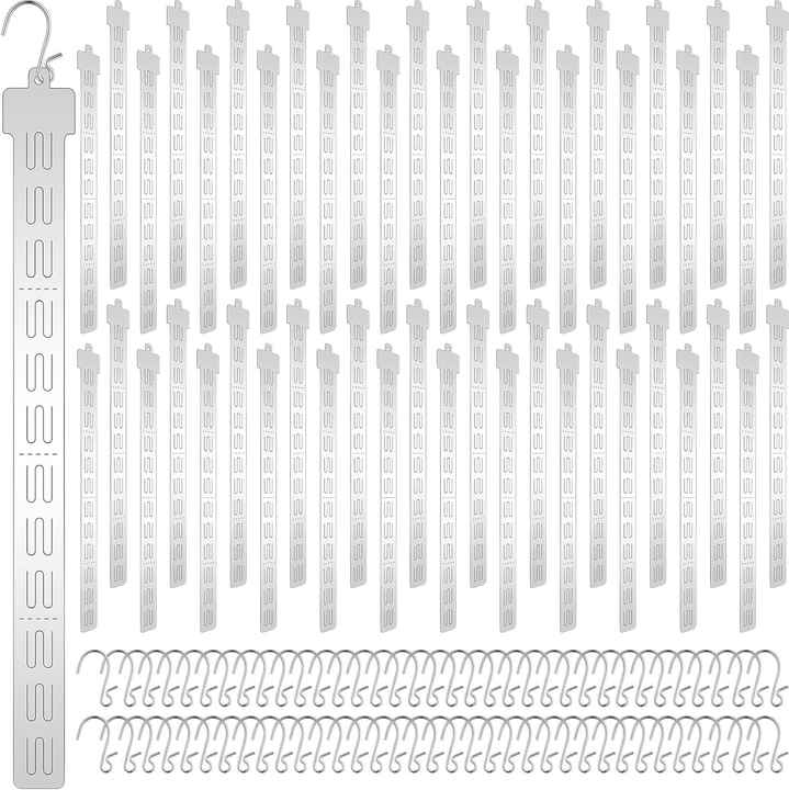 12 Hook Retail Hanging Display Plastic Pp Merchandising Clips Strips ...