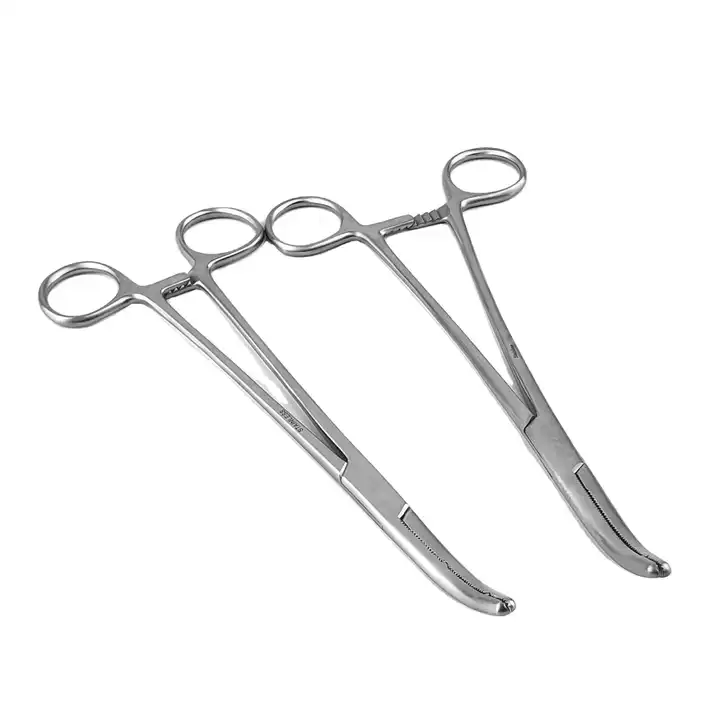 Curved Surgical Forceps