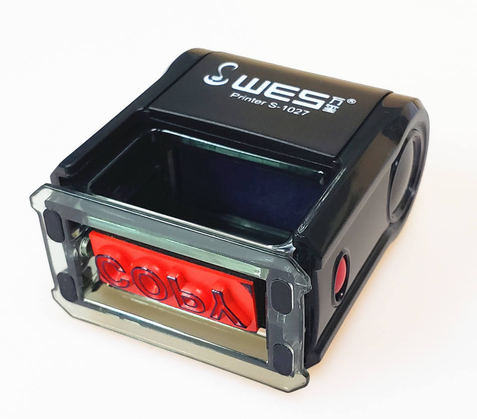 WES Custom Stamp Stamp Personalized Sellos Self-inking Stamp S-1027 ...