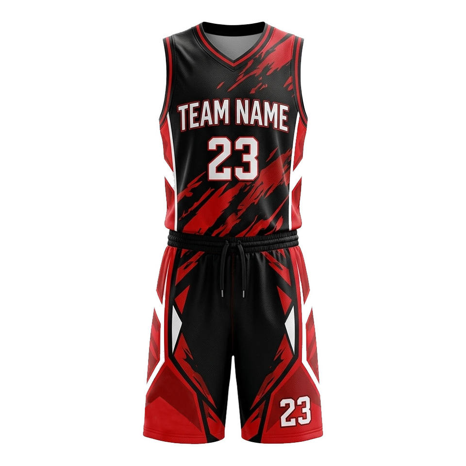 Premium Breathable Polyester Basketball Uniforms for Athletic ...
