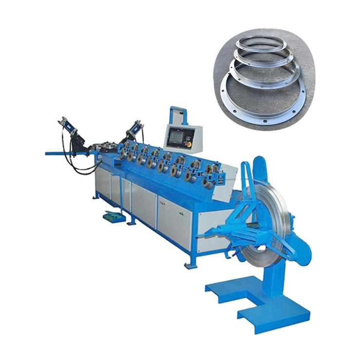 HVAC Duct Angle Steel Round Flange Forming Machine| Alibaba.com