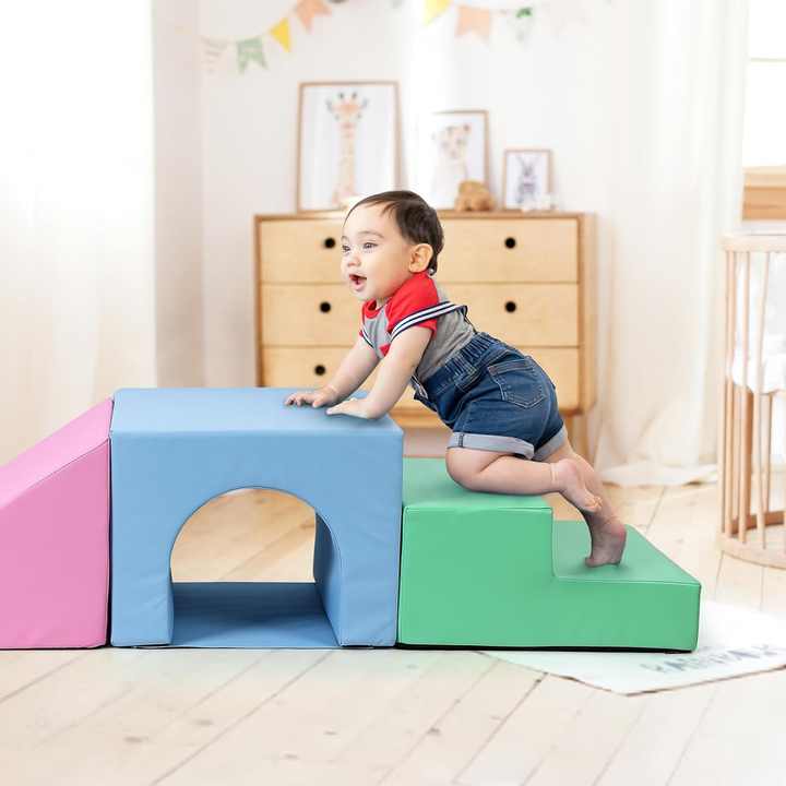 Customized Combinational Baby Climbing Blocks Indoor Soft Play Foam ...