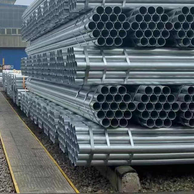 12ft 4 Inch Galvanized Steel Pipe Durable Fire Resistant Hot Dip ...