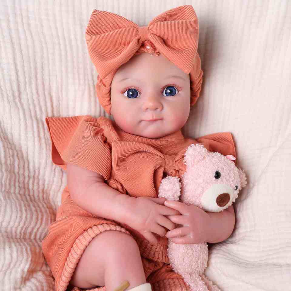 Babeside 17 Inch Ziva Reborn Baby Dolls Set Girl Rotatable Eyes Cloth ...