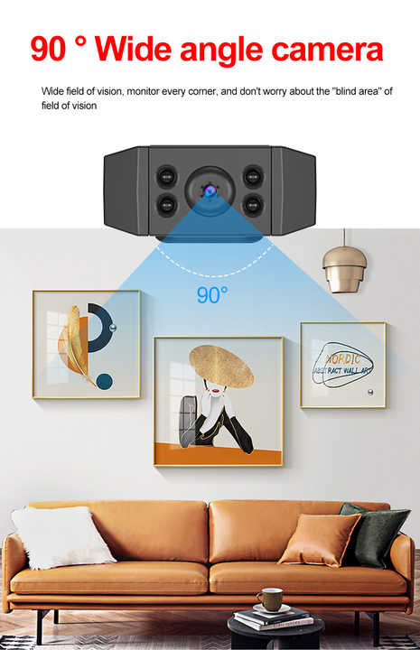 WD16 4K/1080P Wifi Mini kamera taşınabilir Mini araba kamera Lens 180 ...