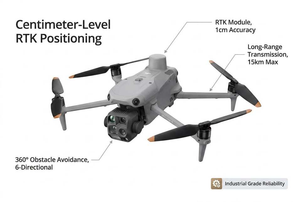 Thermal Drone DJ 4T Standard Kit Drone with Thermal Infrared Imaging ...