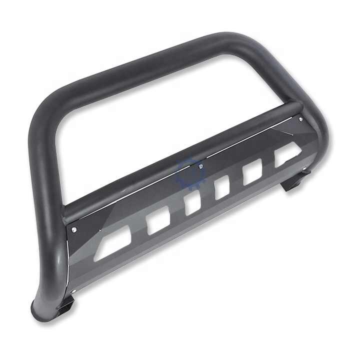 For Hilux GUN125 Pipe Grill Guard Black with Skid Plate New U-shaped ...
