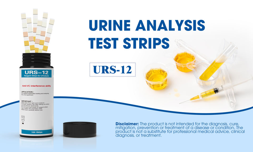 Professional 12 in 1 Urine Test Strips Rapid Urinalysis Kit for UTI ...