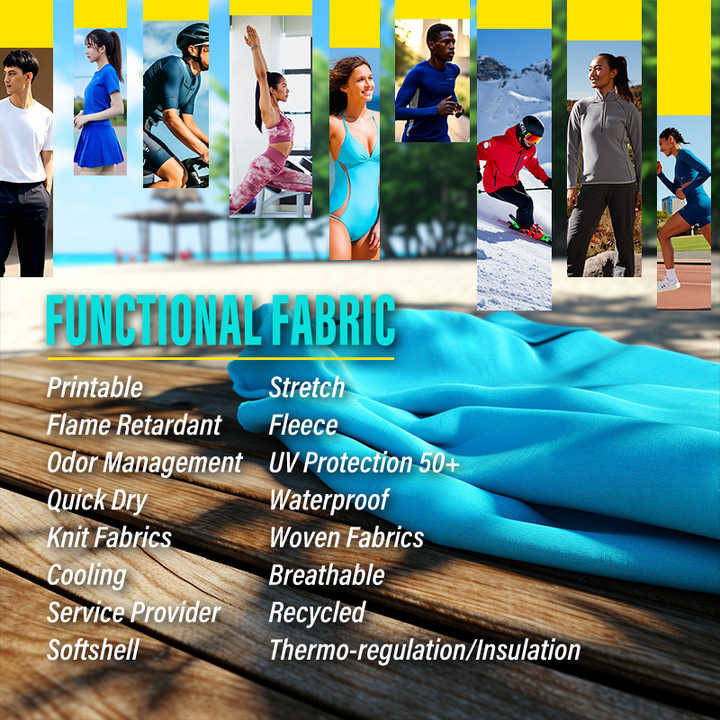 Temperature Sensitive Heat Color Changing Fabric for Beach Shorts