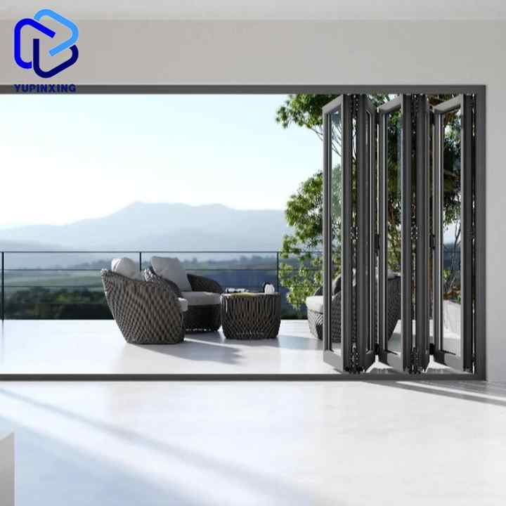 Exterior Internal Interior Outdoor Tri Sliding Accordion Bi Fold High ...