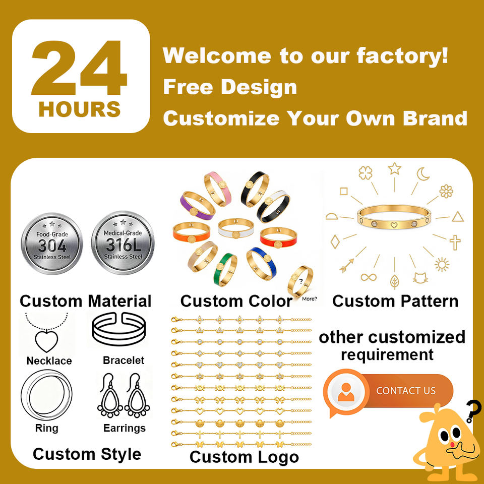 Custom Link Chain Bracelet Blank Stainless Steel Bracelet Jewelry Gold ...