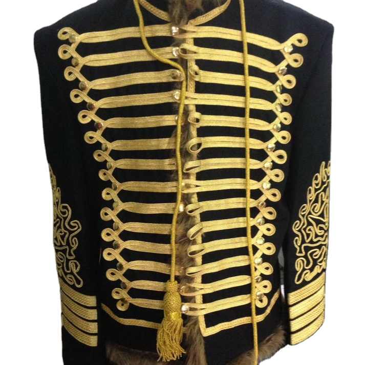 Napoleonic Hussars Uniform Style Tunic - Pelisse Jimi Hendrix Jacket 1960's