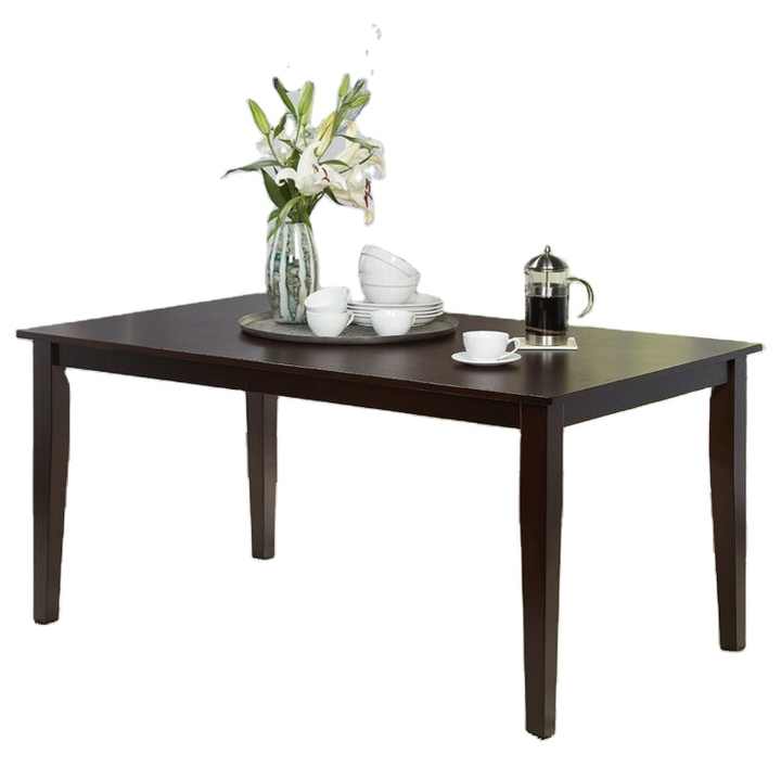 Solid Wood Dining Table .eat-in Kitchen With This Understated Table ...
