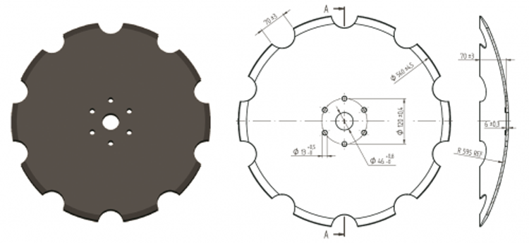 Strong Agricultural Disc Harrow Blades for Reliable Farm Tillage Work ...