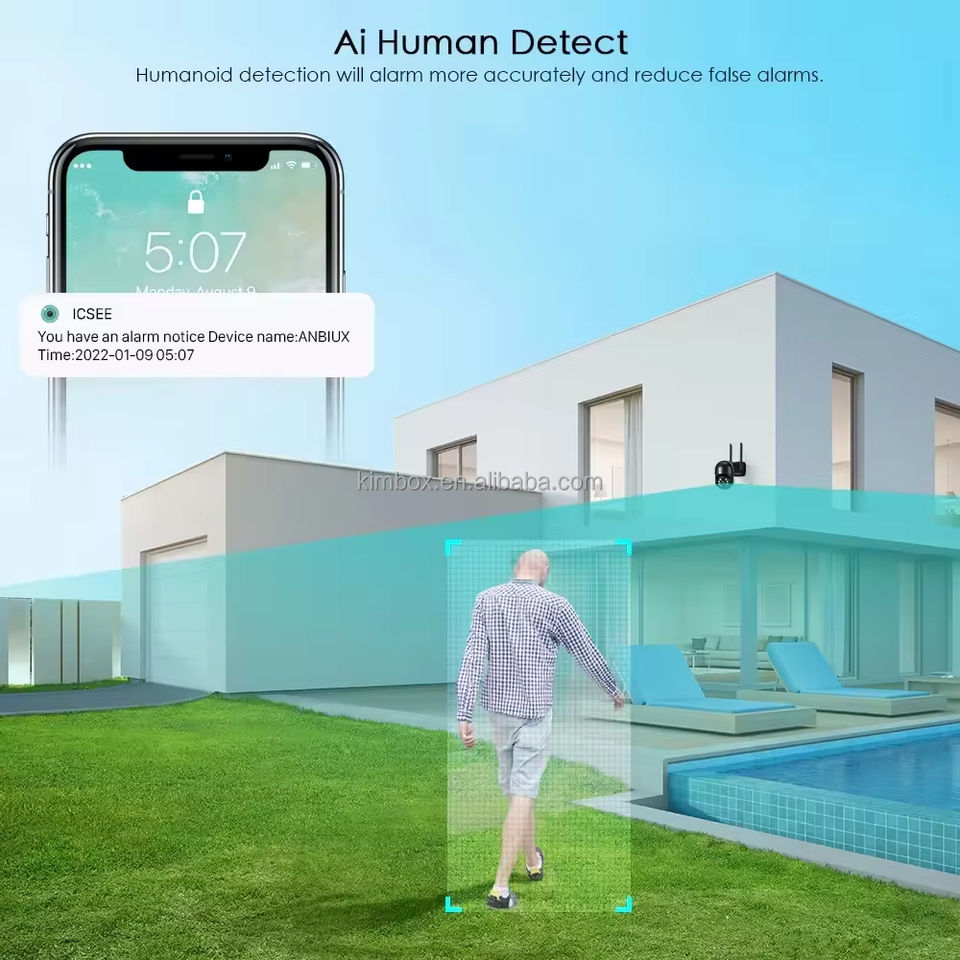 4MP AI Smart PTZ WiFi Camera Q8H | Human Tracking CCTV | Outdoor ...