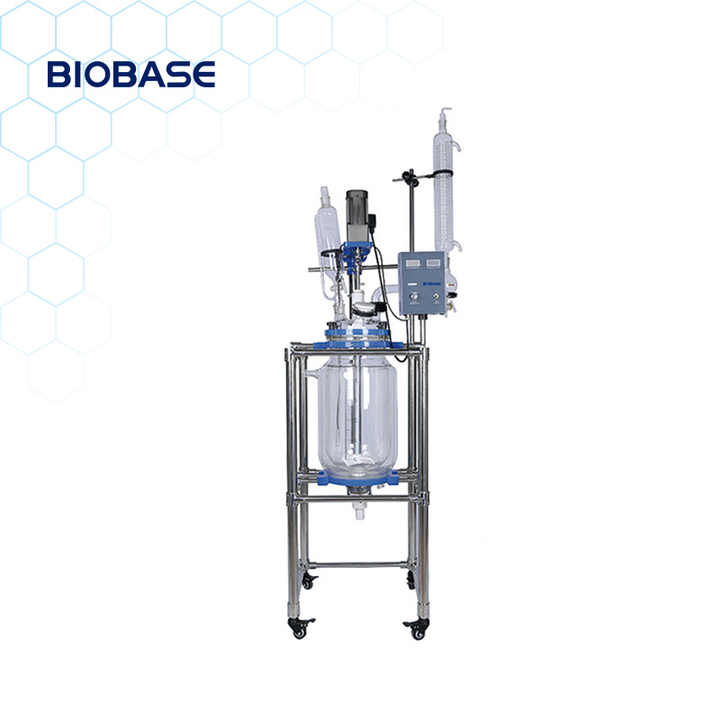 BIOBASE 50liters Jacketed Reactor 50l Industri Reactor Double Jacketed ...