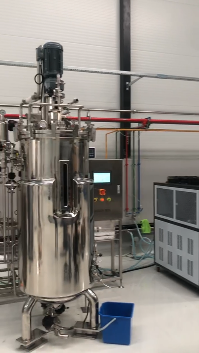 1000l bioreactor industrial fermentor production line stainless steel ...
