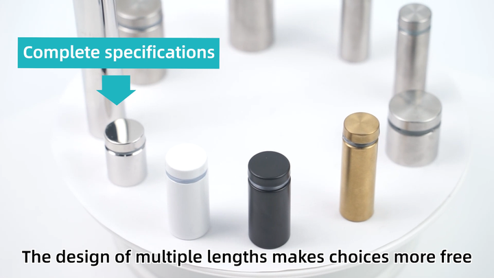 Stainless Steel LED Sign Standoffs - Durable & Versatile